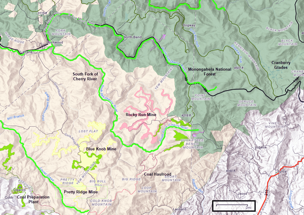 Coal Mining Impacts South Fork of Cherry